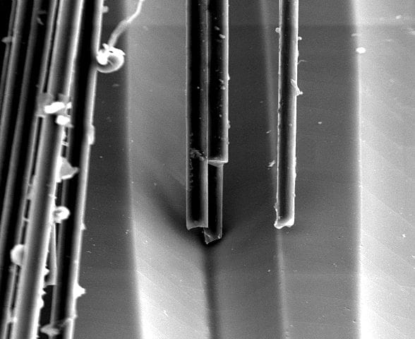 Vinyl Record Grooves Magnified 1,000x - DAK Industries